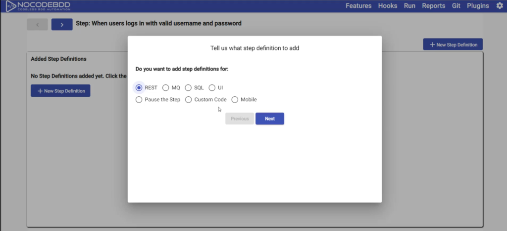 Example of POST - NoCodeBDD