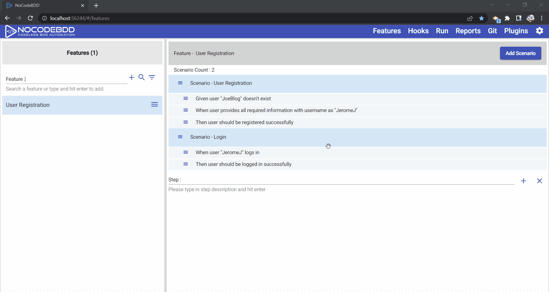 BDD Automation – Continue on Failure - NoCodeBDD